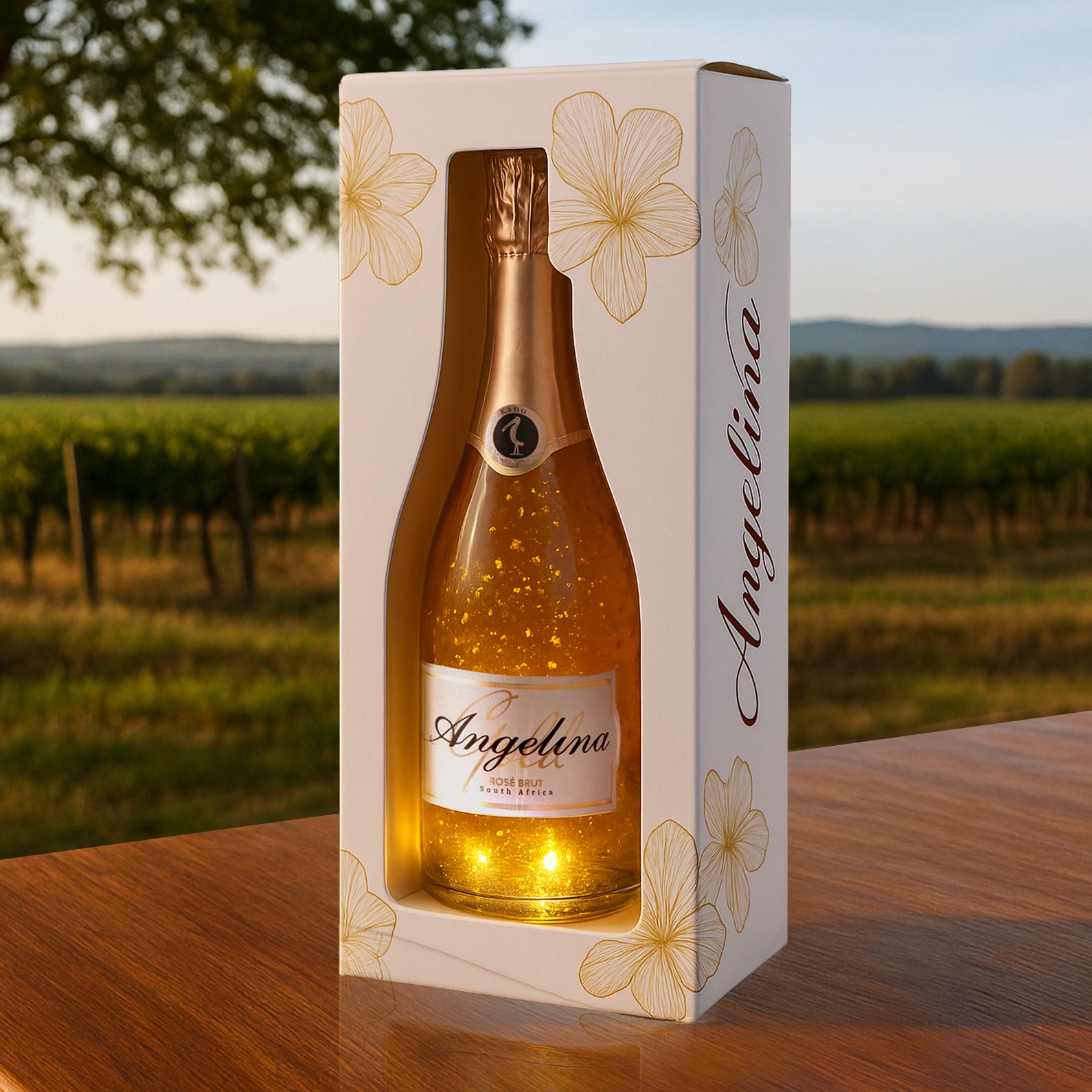 ANGELINA 24 CARAT GOLD BRUT - WITH EDIBLE GOLD FLAKES – Ireland Exclusive